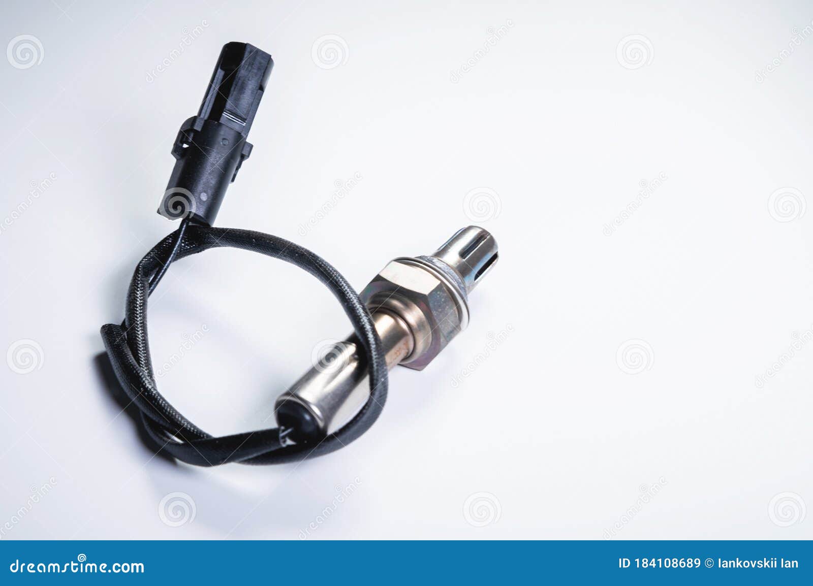 The Oxygen Sensor is a New Lambda Sensor. Spare Parts on the Car on a ...