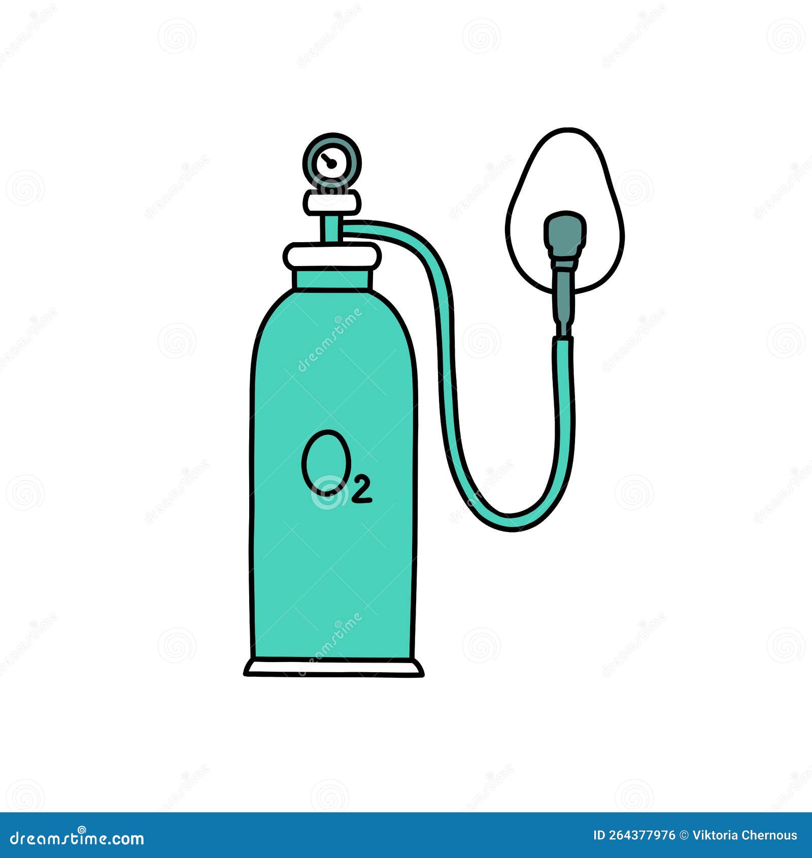 Tank Doodle Outline Coloring Page Vector Illustration | CartoonDealer ...