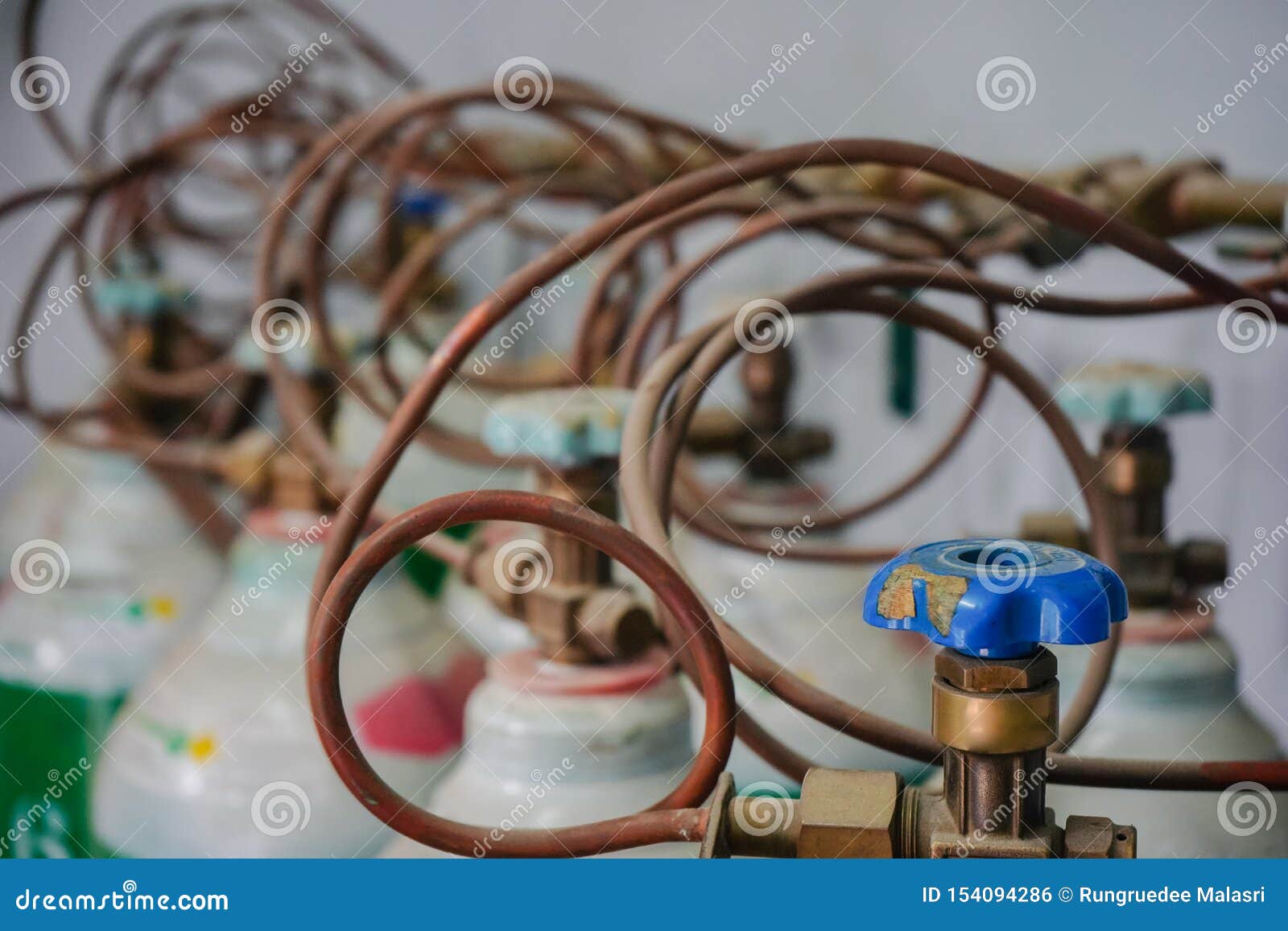 Oxygen Tank in the Hospital Stock Photo - Image of emergency, equipment ...