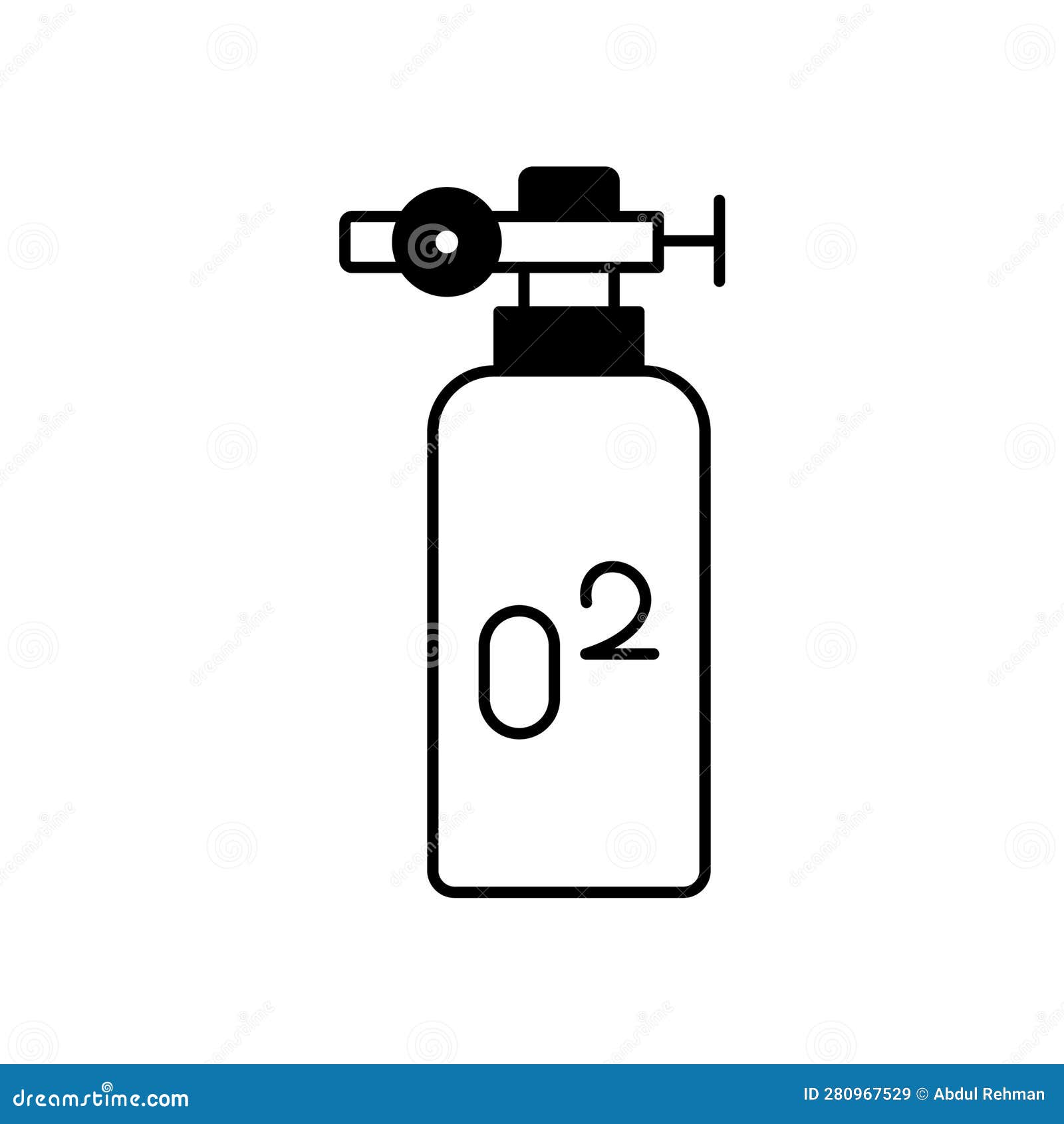 Oxygen Tanks Glyph Vector Icon that Can Easily Edit or Modify. Stock ...