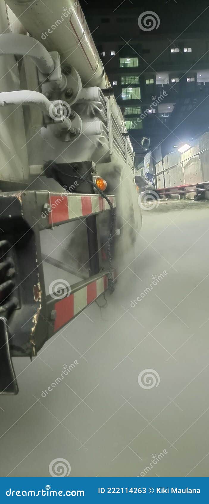 Oxygen truck in a hospital stock image. Image of truck - 222114263