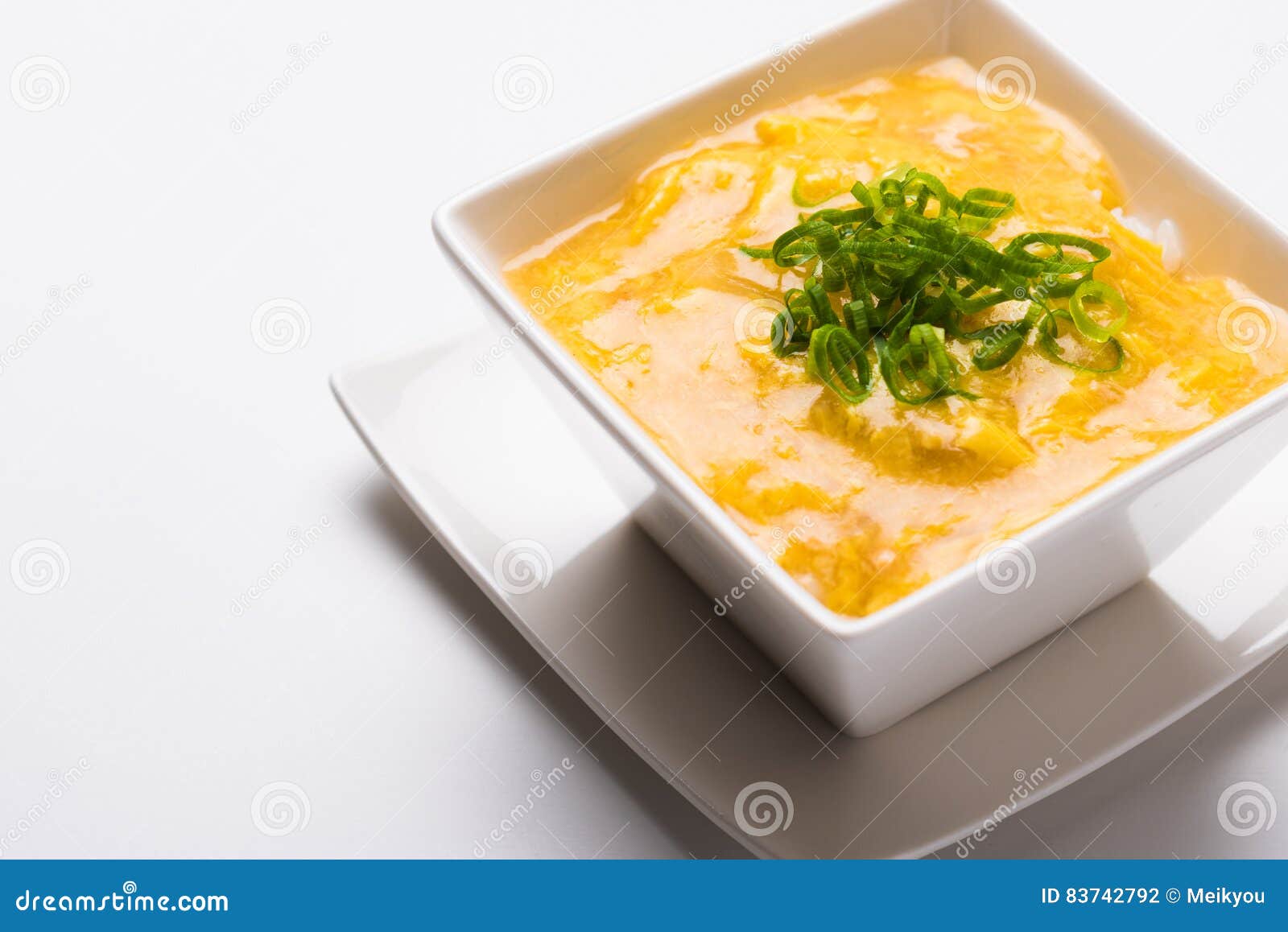 Oyakodon, Japanese Style Rice With Egg And Chicken Royalty-Free Stock ...