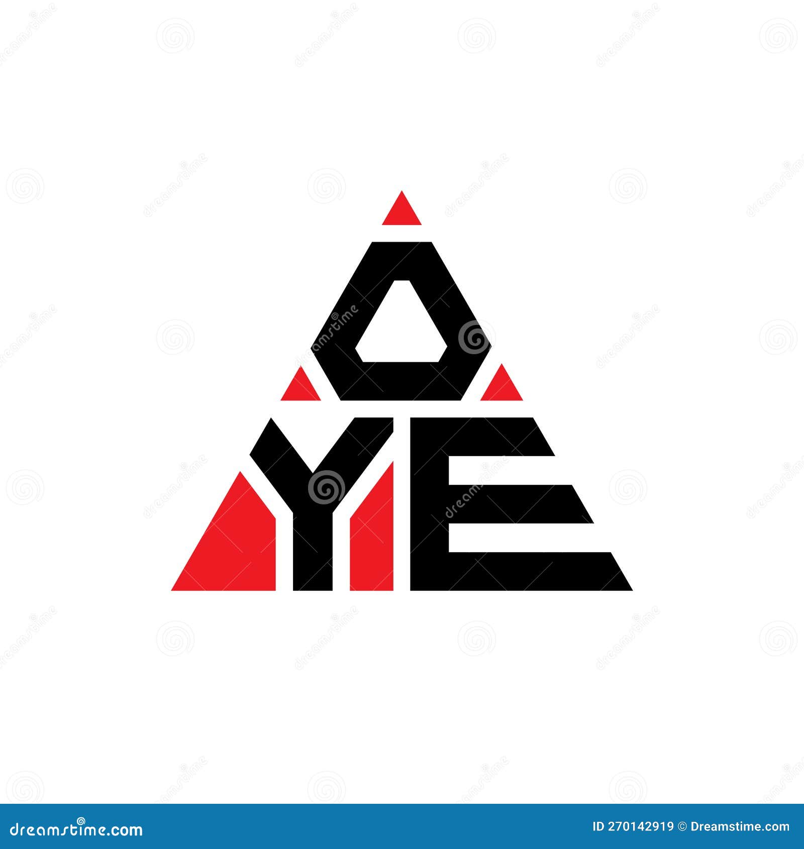 OYD Triangle Letter Logo Design with Triangle Shape. OYD Triangle Logo ...