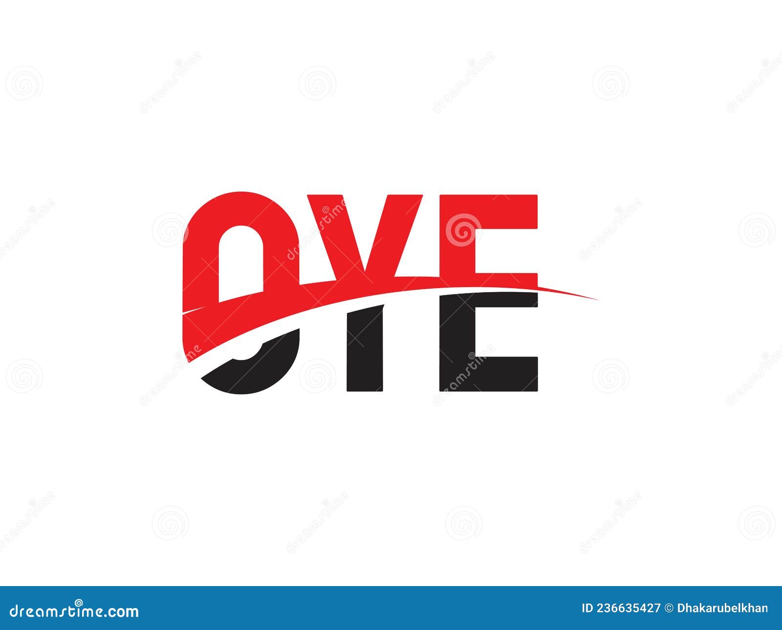 OYE Letter Initial Logo Design Vector Illustration Stock Vector ...