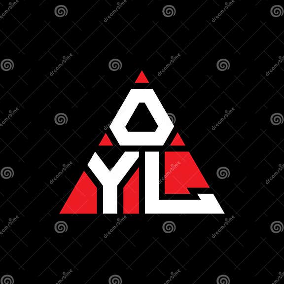 OYL Triangle Letter Logo Design with Triangle Shape. OYL Triangle Logo ...