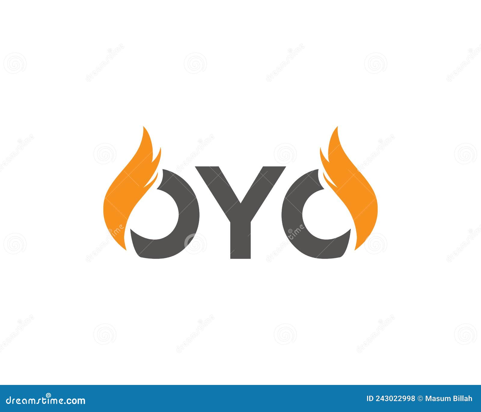 Oyo Letter Logo Design Vector Icon. Stock Vector - Illustration of icon ...