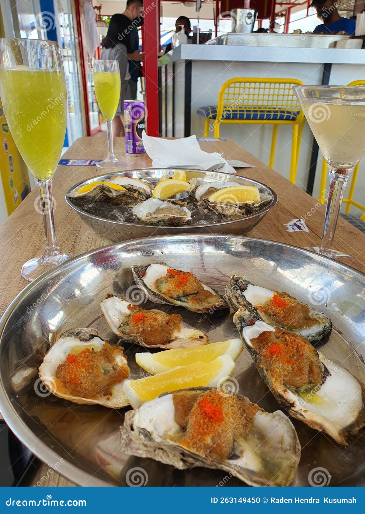 Oyster , Food , Lemon , Cocktail and Relax Stock Photo - Image of lunch ...