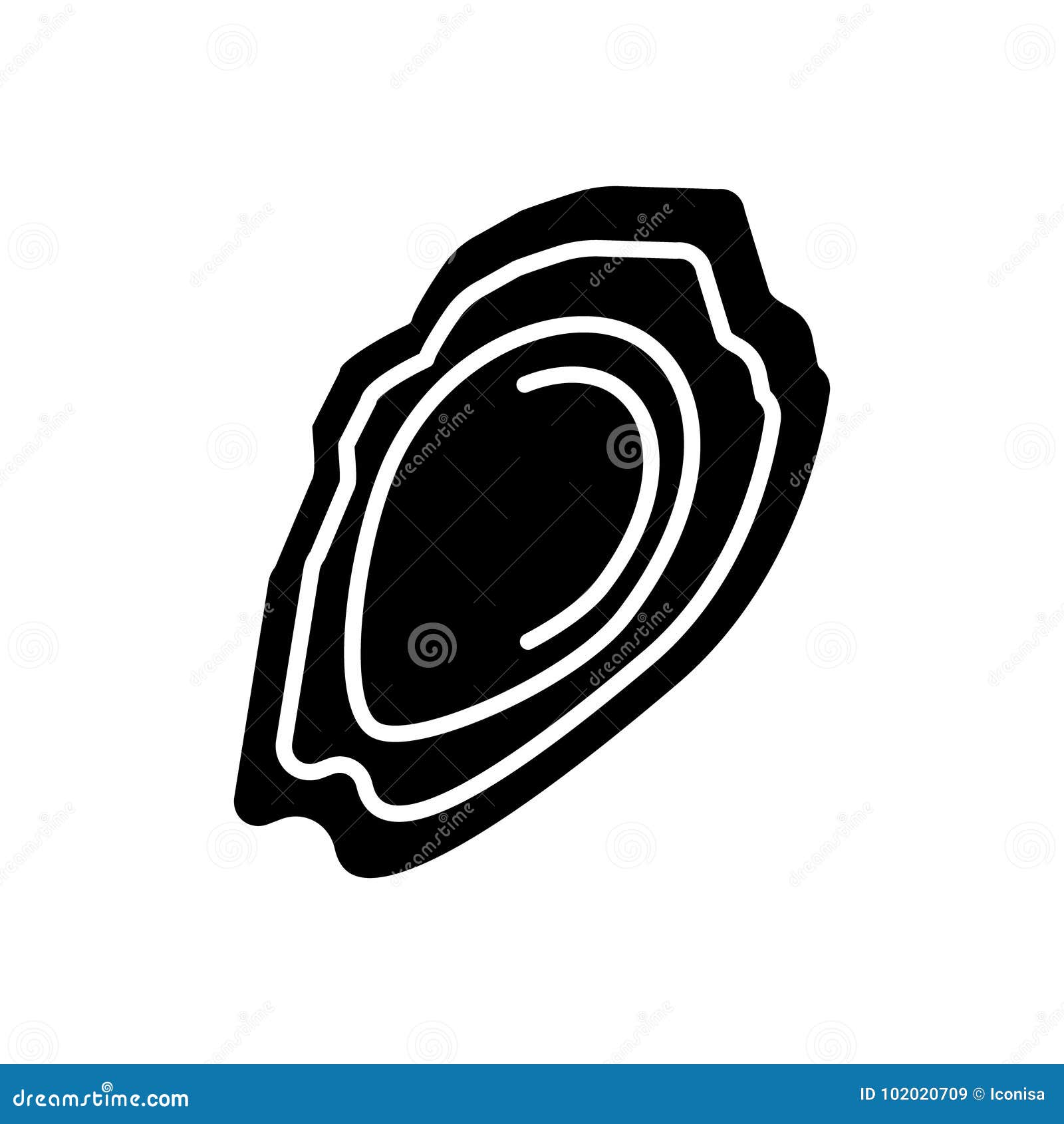 Oyster Icon. Menu Symbol Vector Illustration | CartoonDealer.com #188860222