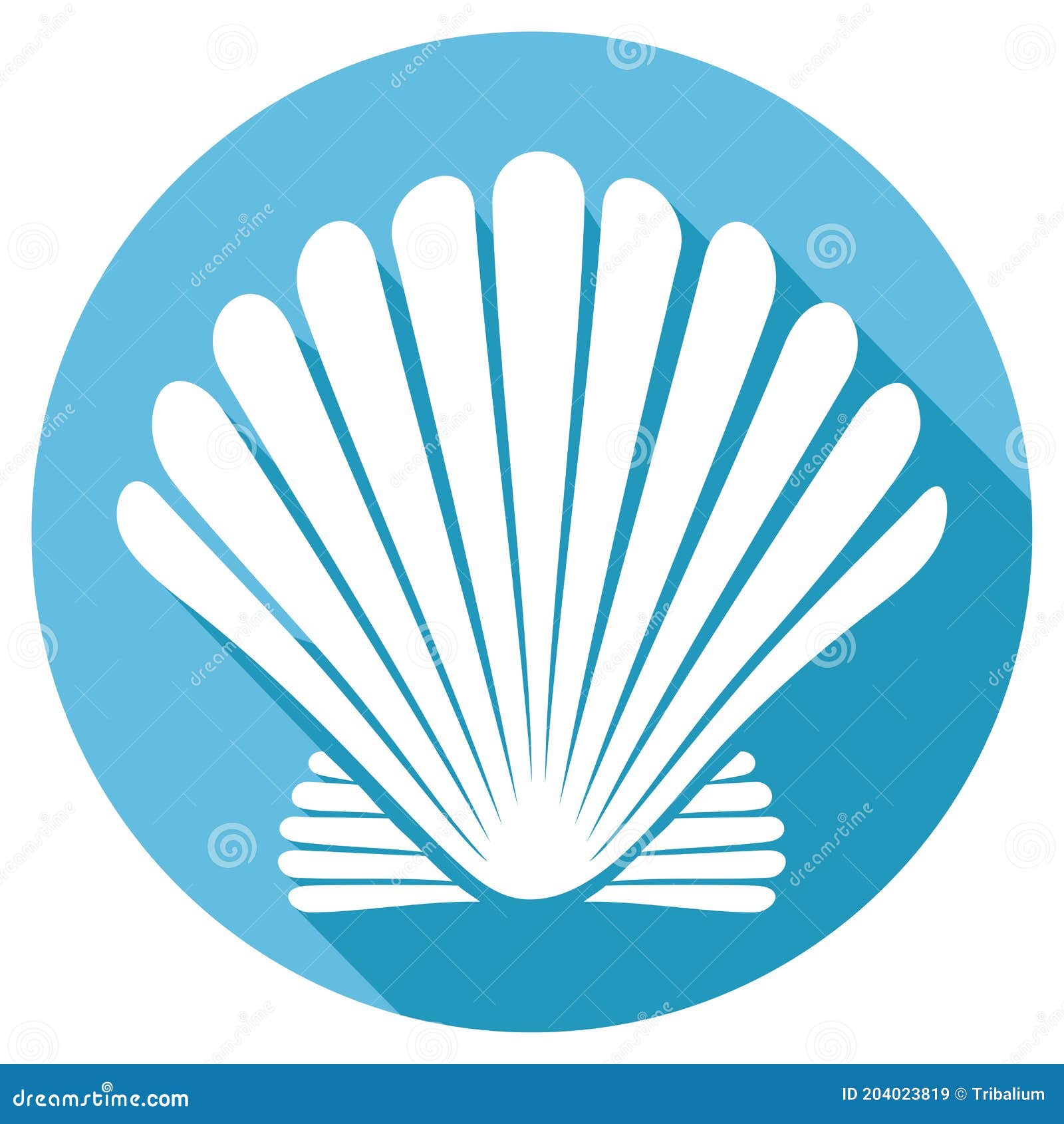 Oyster Shell Icon Vector Illustration Stock Vector - Illustration of ...