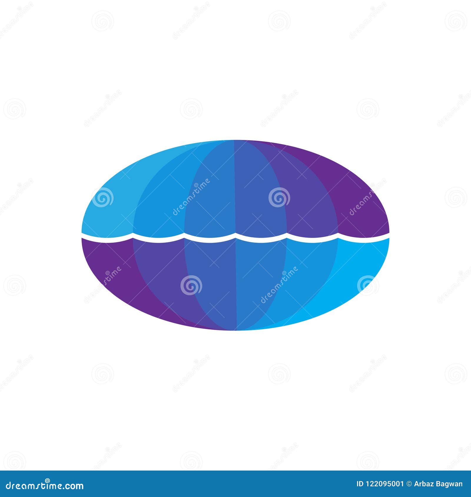 Oyster shell pearl logo stock vector. Illustration of cartoon - 122095001