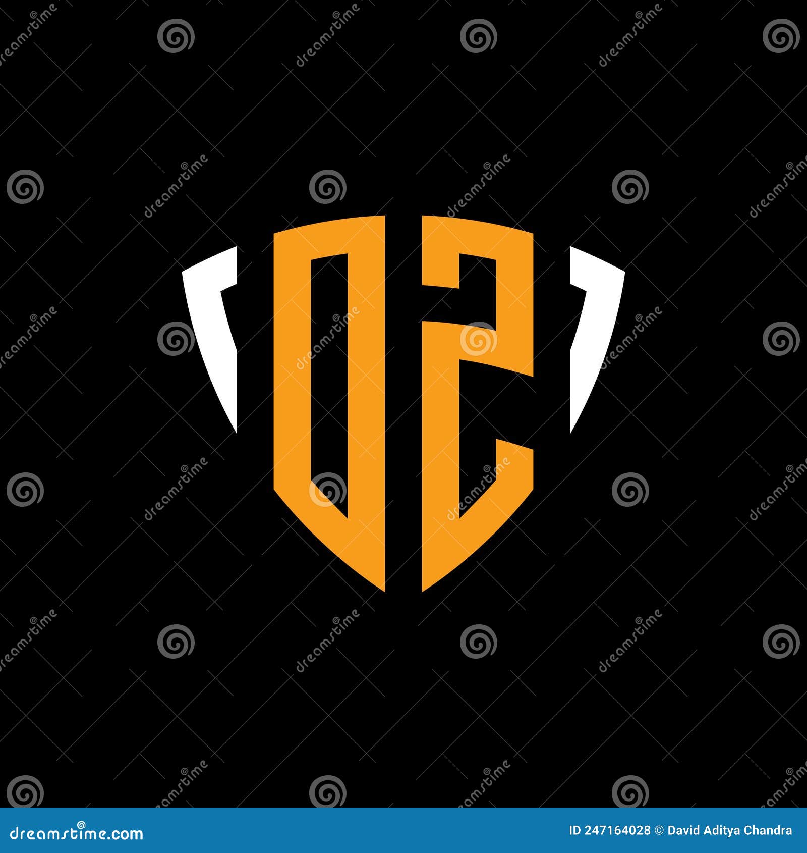 OZ Logo Monogram Design Template Stock Vector - Illustration of ...