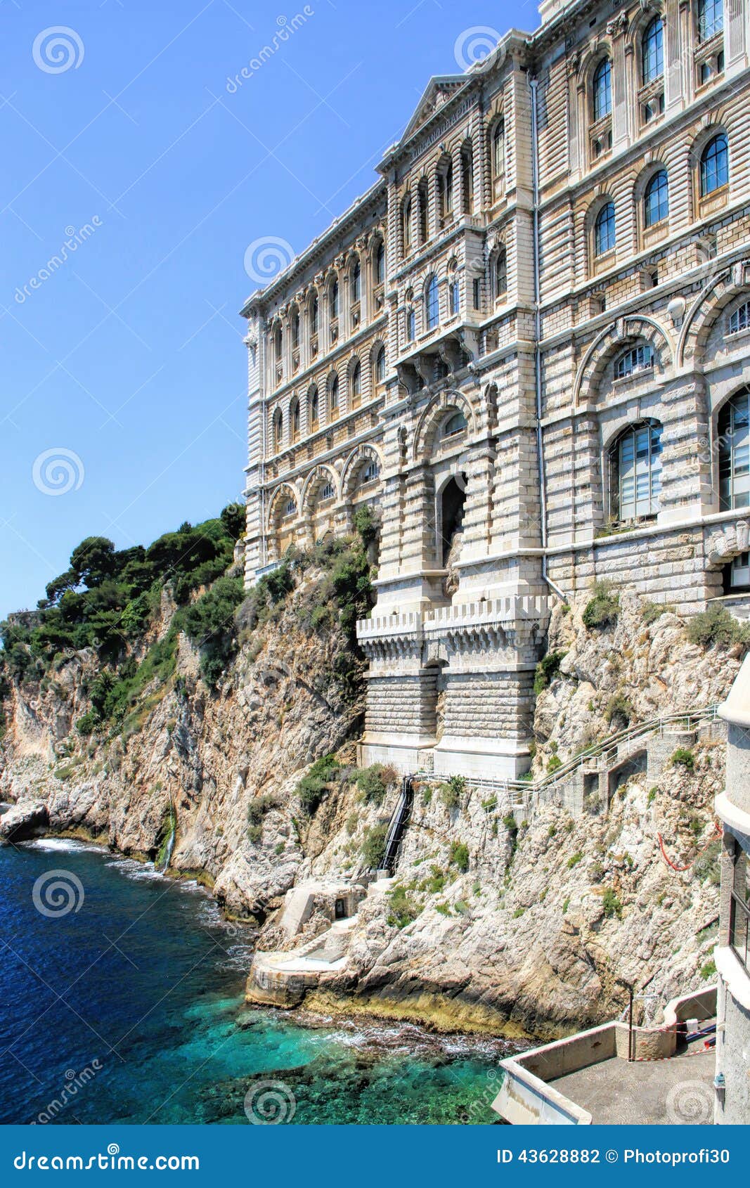 Ozeanographisches Museum in Monaco Stockfoto - Bild von frankreich ...