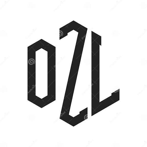 OZL Logo Design. Initial Letter OZL Monogram Logo Using Hexagon Shape ...