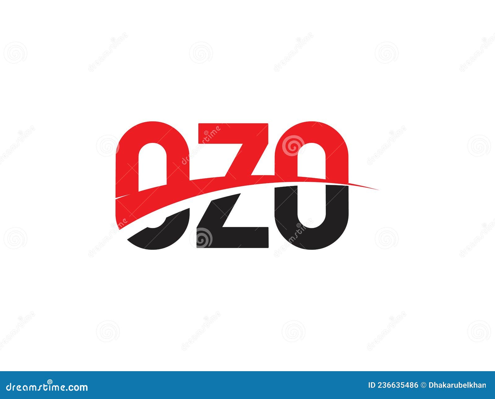OZO Letter Initial Logo Design Vector Illustration Stock Vector ...