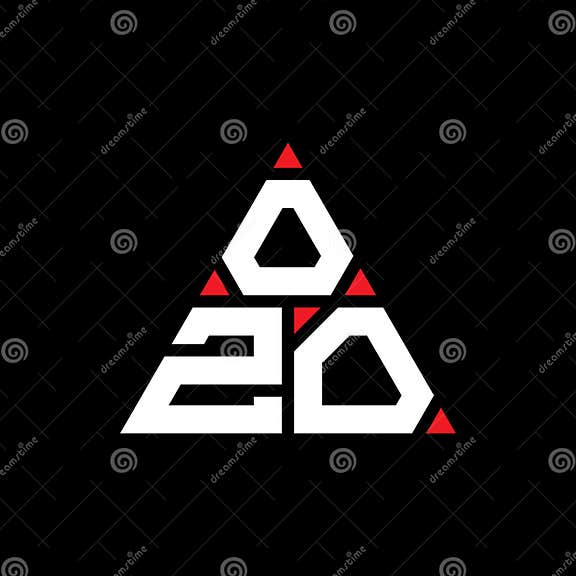 OZO Triangle Letter Logo Design with Triangle Shape. OZO Triangle Logo ...