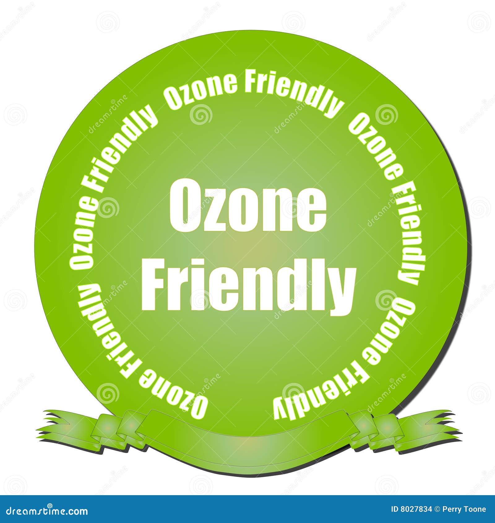 Ozone Friendly stock vector. Illustration of seal, natural - 8027834