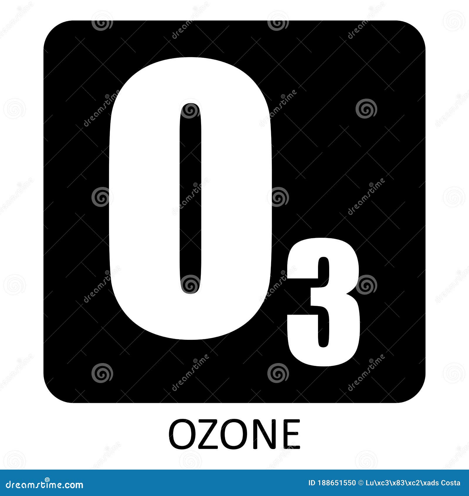 Ozone icon illustration stock illustration. Illustration of ozone ...