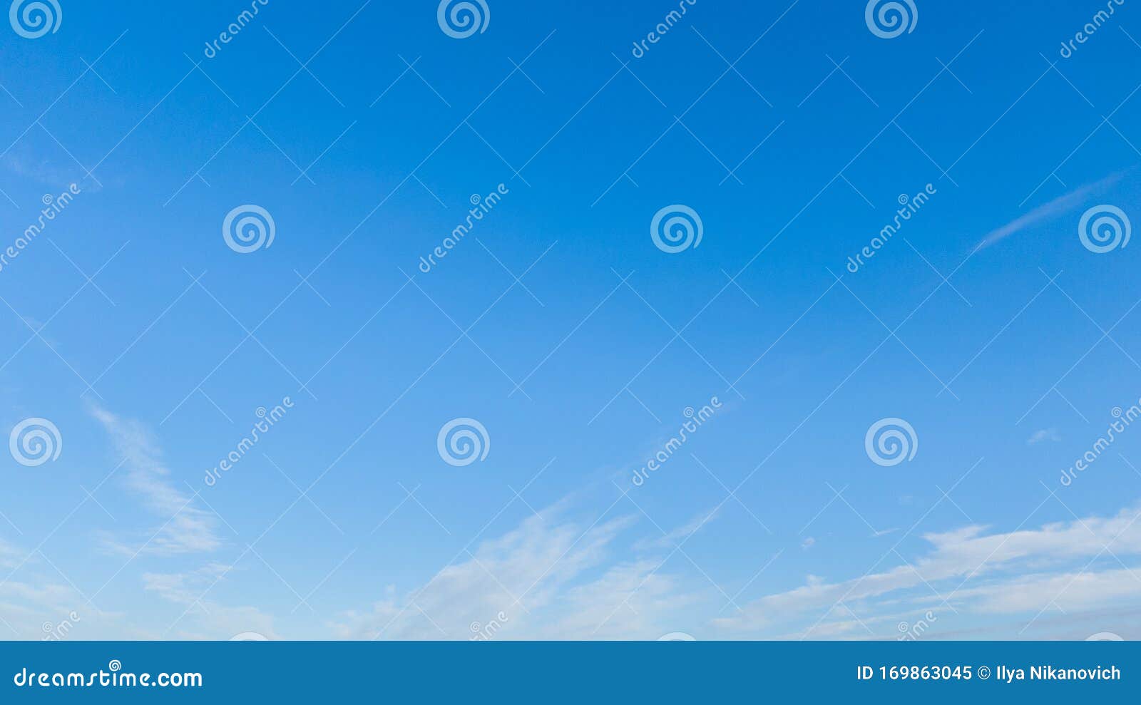 Ozone Layer. Blue Sky with White Clouds Stock Image - Image of space ...