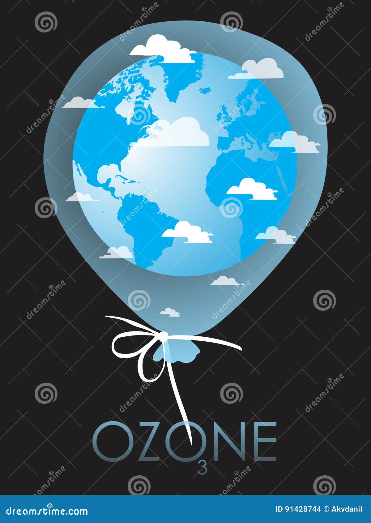 Ozone Layer Linear Icon. Modern Outline Ozone Layer Logo Concept Vector ...
