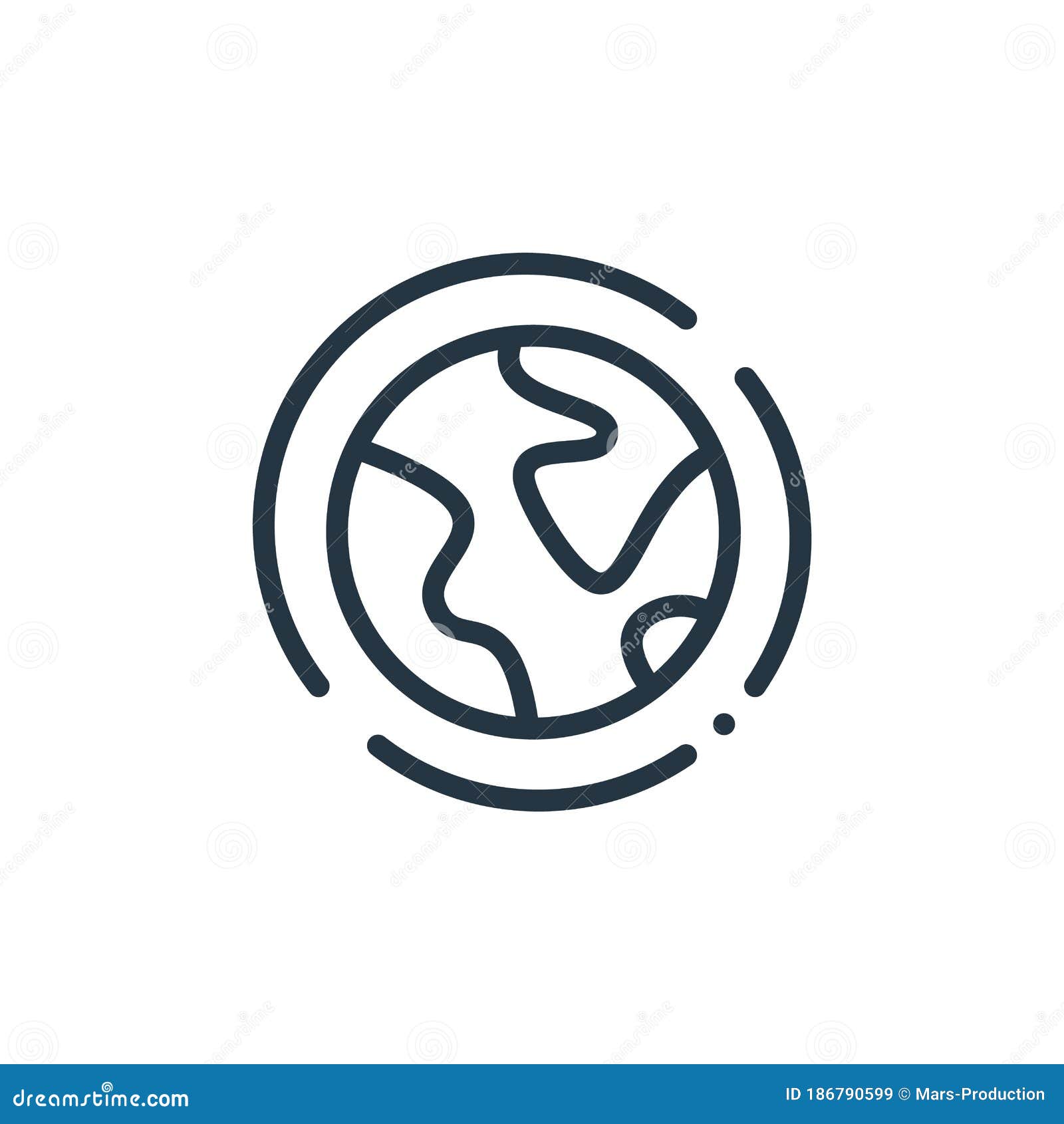 Ozone Layer Vector Icon. Ozone Layer Editable Stroke Stock Vector ...