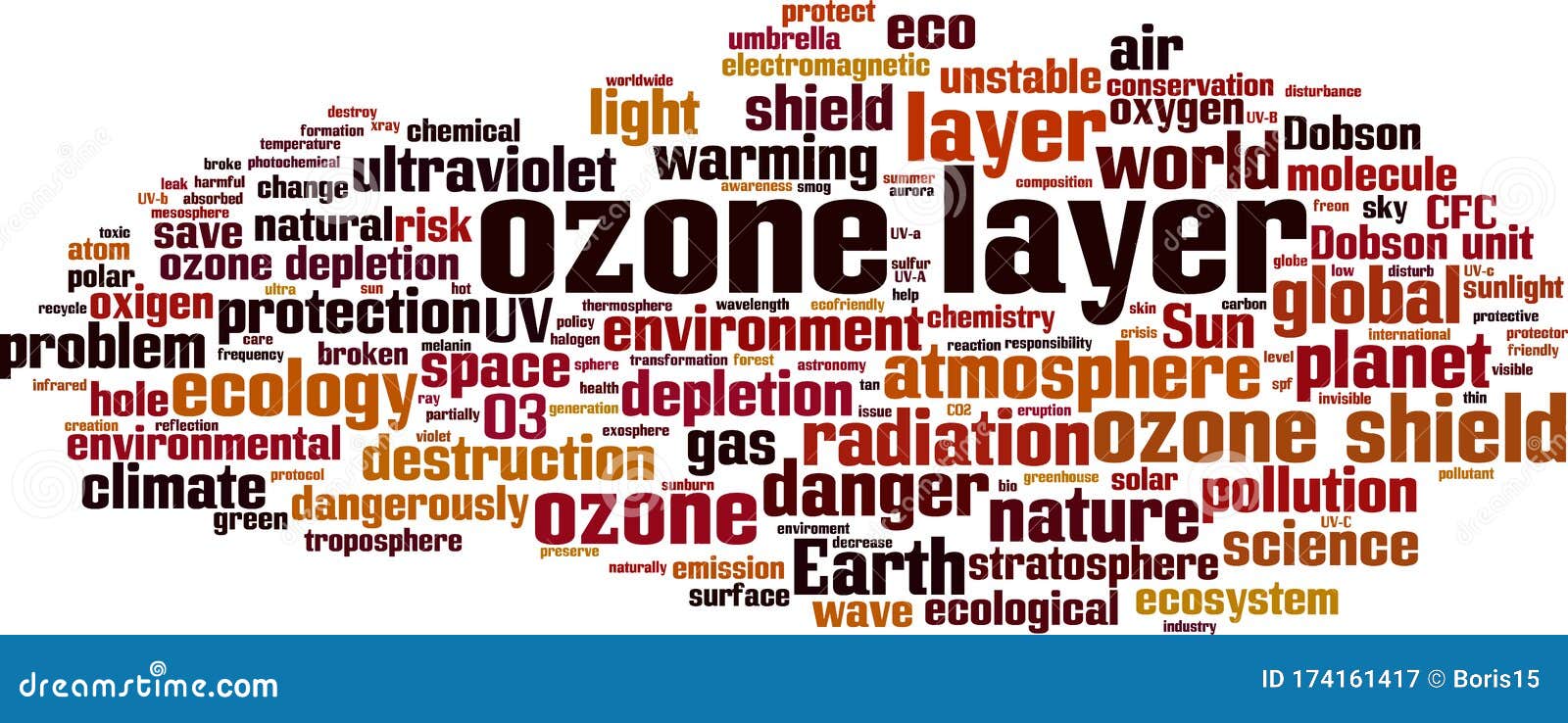 Ozone Word Logo With O3 Molecule Structure. Ozone Modern Stylized Text ...