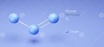 Ozone, Molecular Structures, Blue Gas, 3d Model, Structural Chemical ...