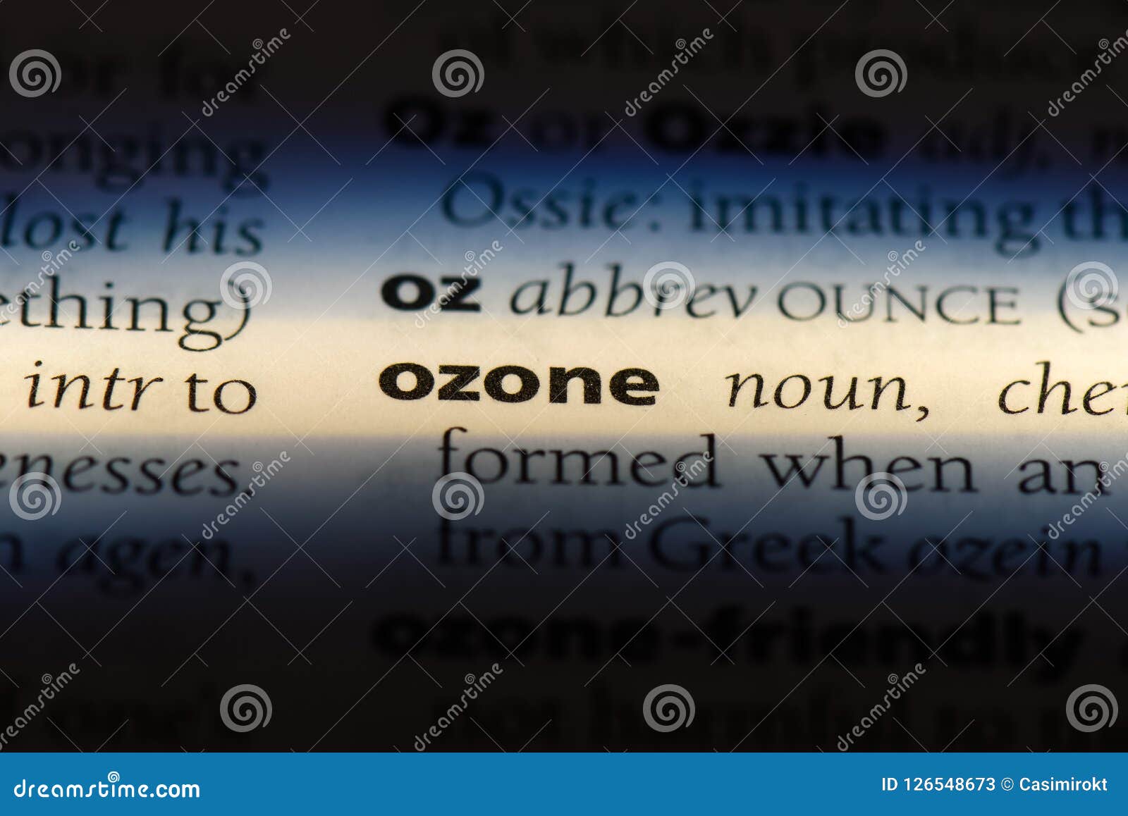 Ozone stock image. Image of writing, paper, text, concept - 126548673
