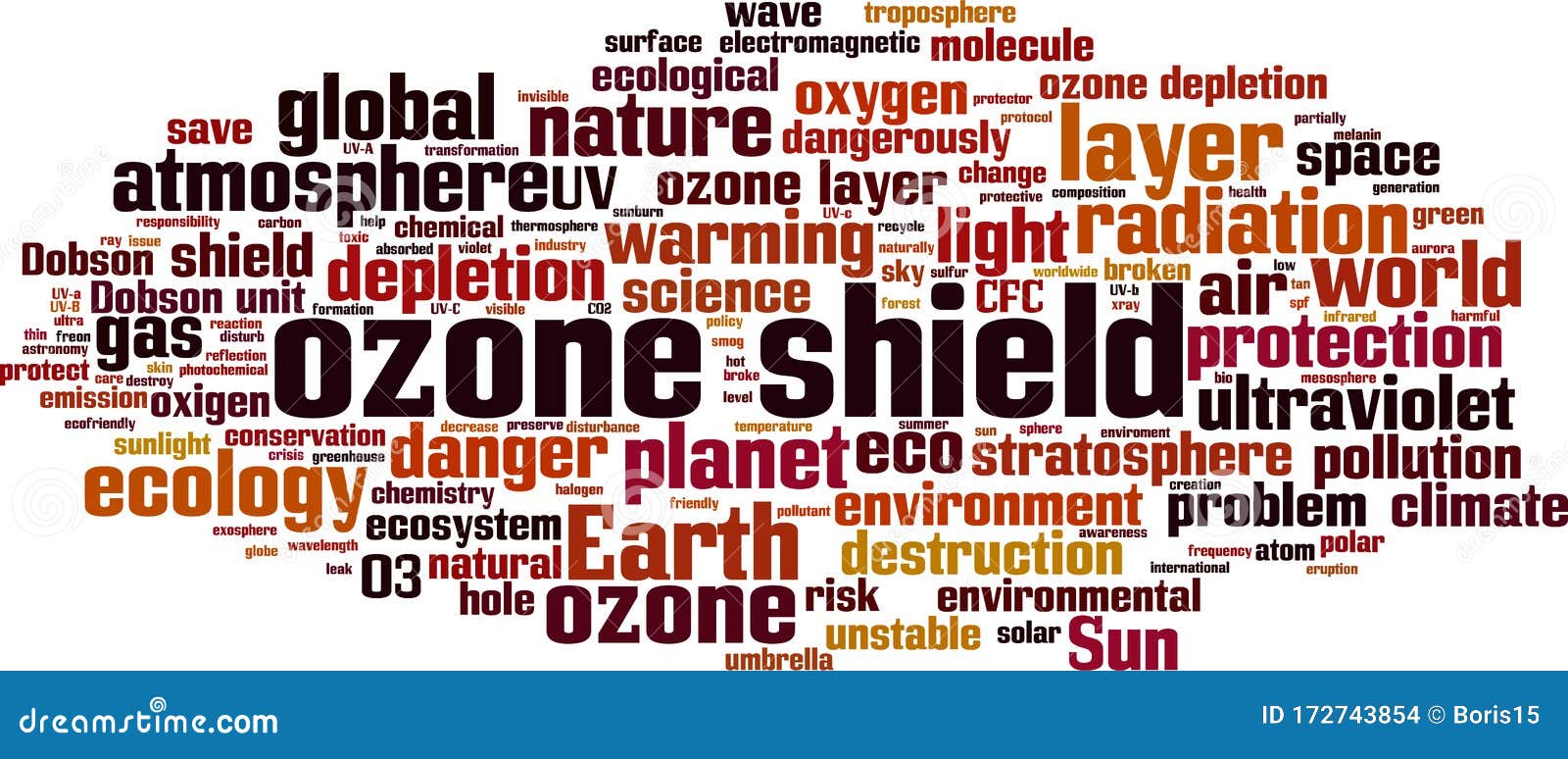 Ozone Word Logo With O3 Molecule Structure. Ozone Modern Stylized Text ...