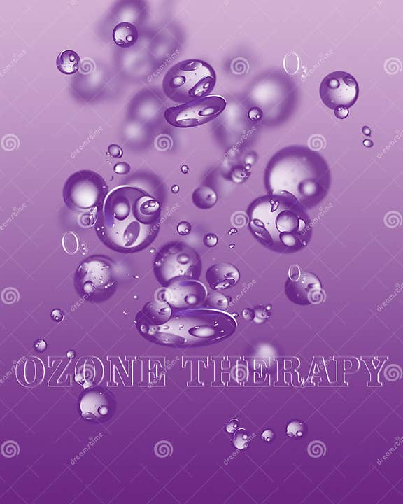 Ozone therapy stock illustration. Illustration of bubbles - 103469114