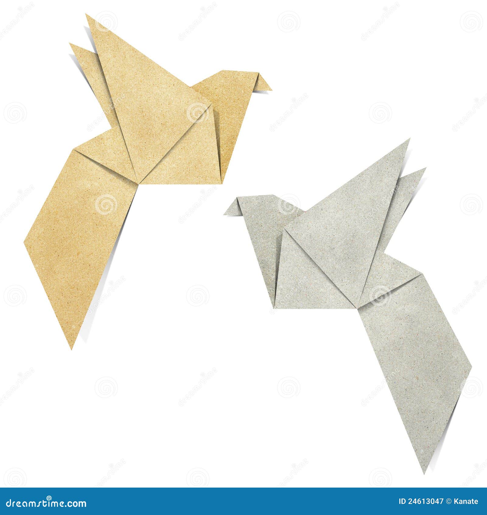 Pájaro De Origami Fotografía de archivo libre de regalías - Imagen ...