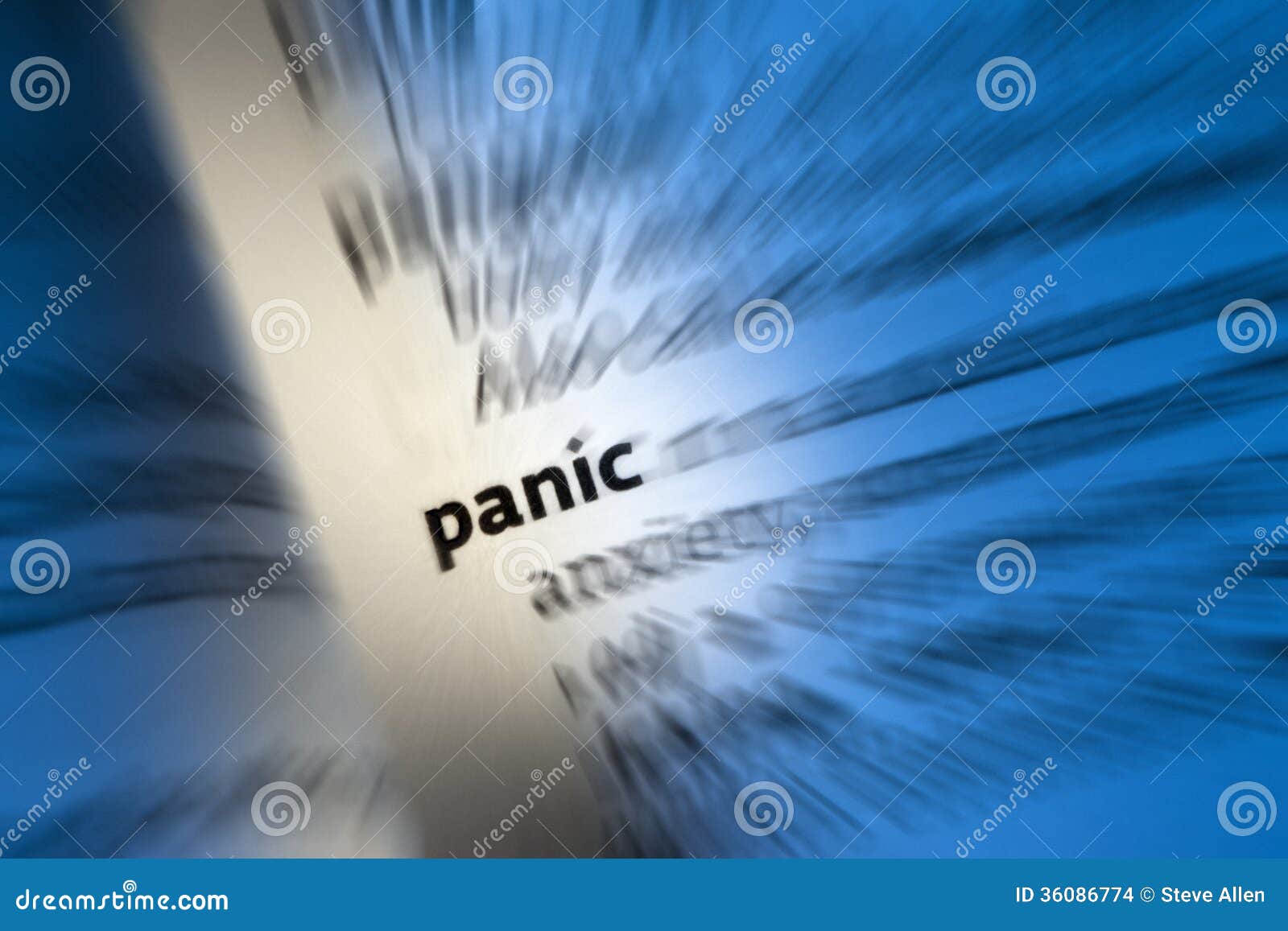 PÂNICO - Ataque de pânico foto de stock. Imagem de pânico - 36086774