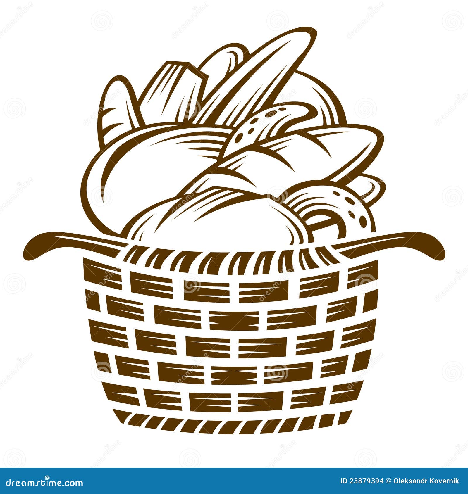 Pão ilustração do vetor. Ilustração de maduro, alimento - 23879394