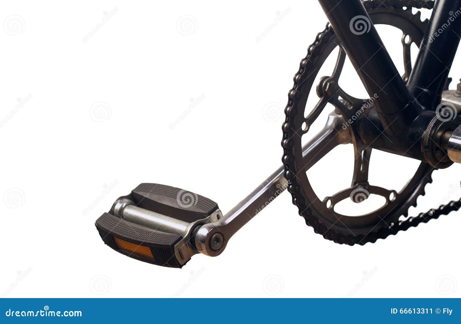 Pédale Classique De Bicyclette Image stock - Image du pignon, métal ...