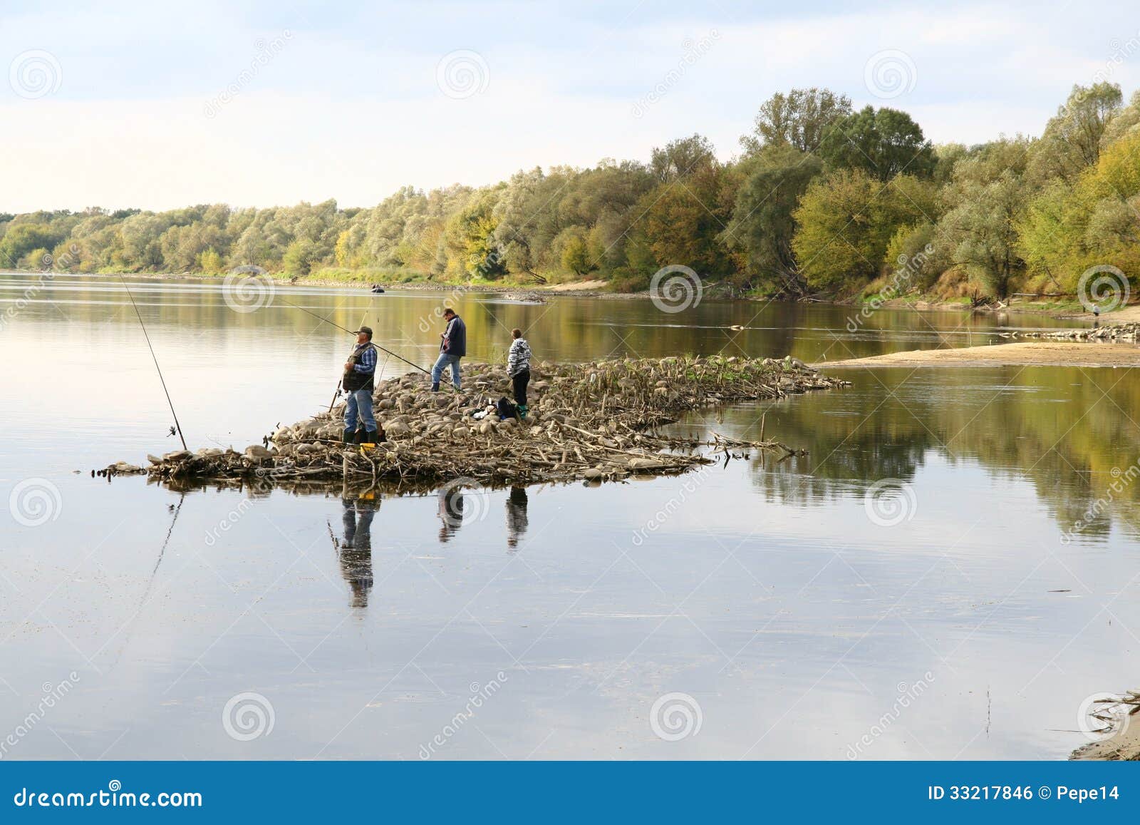 Pêche Sur Le Fleuve Vistule Photo éditorial - Image du capitale ...