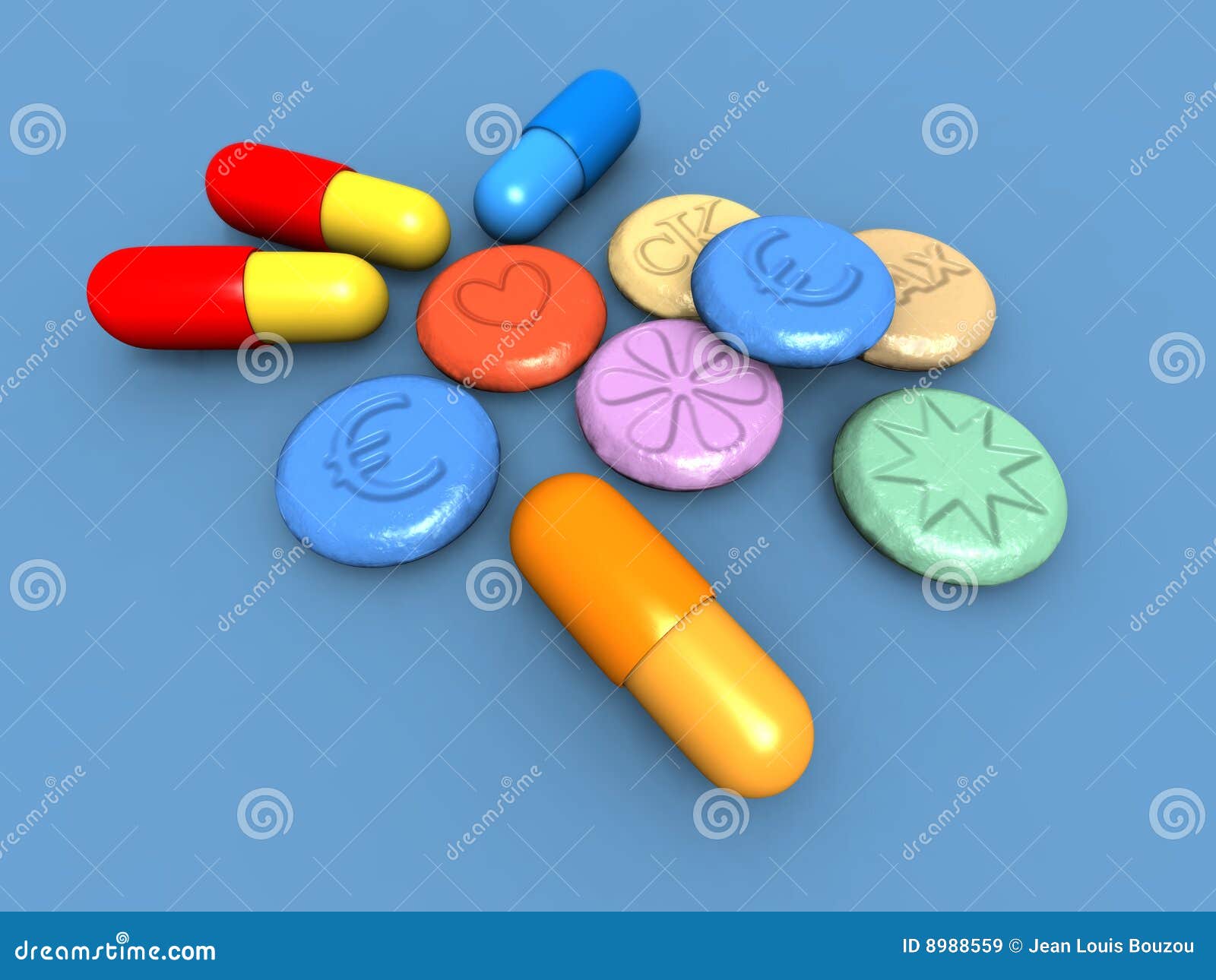 Píldoras del éxtasis stock de ilustración. Ilustración de nassau - 8988559