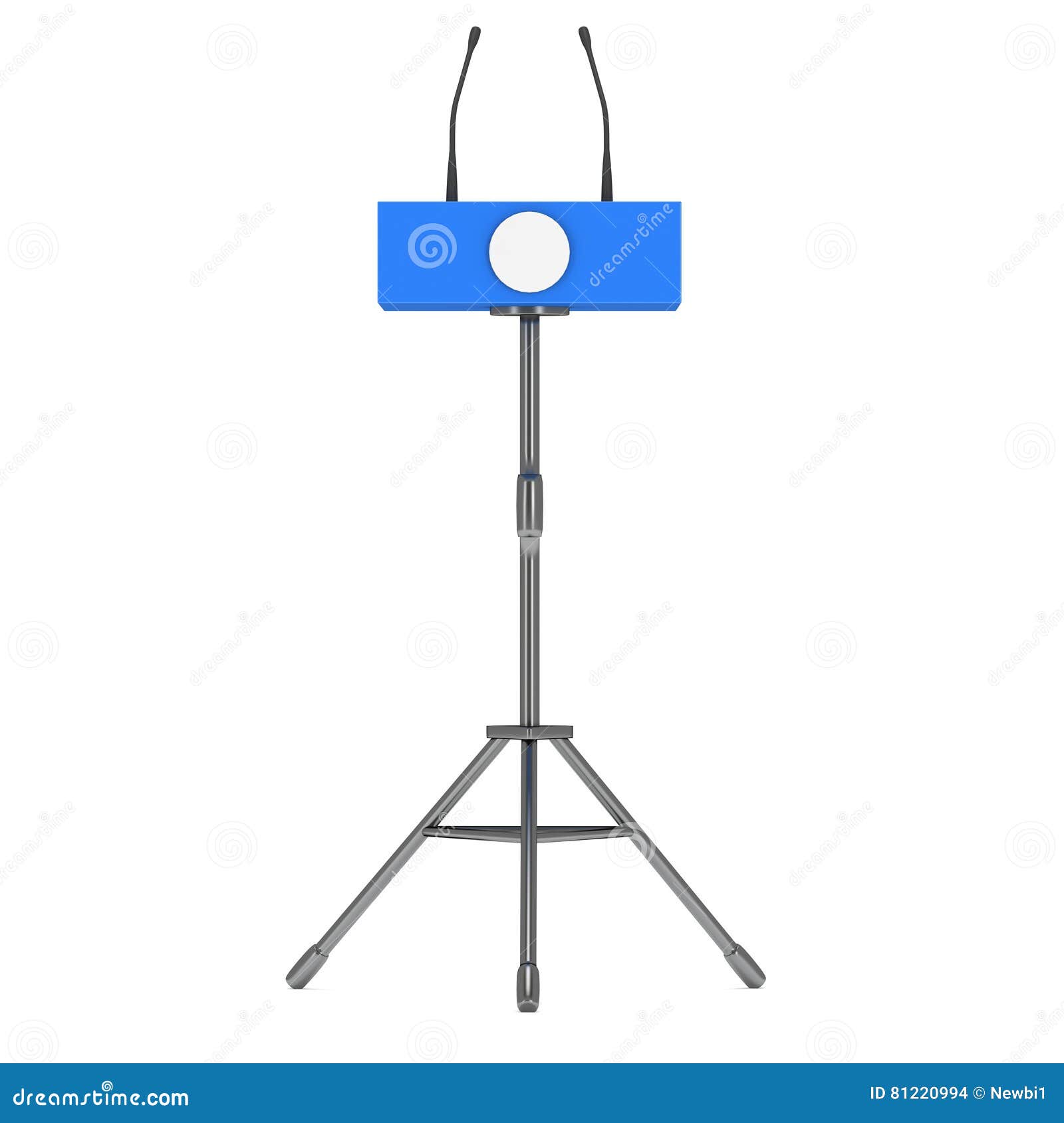 Pódio do orador no tripé ilustração stock. Ilustração de equipamento ...