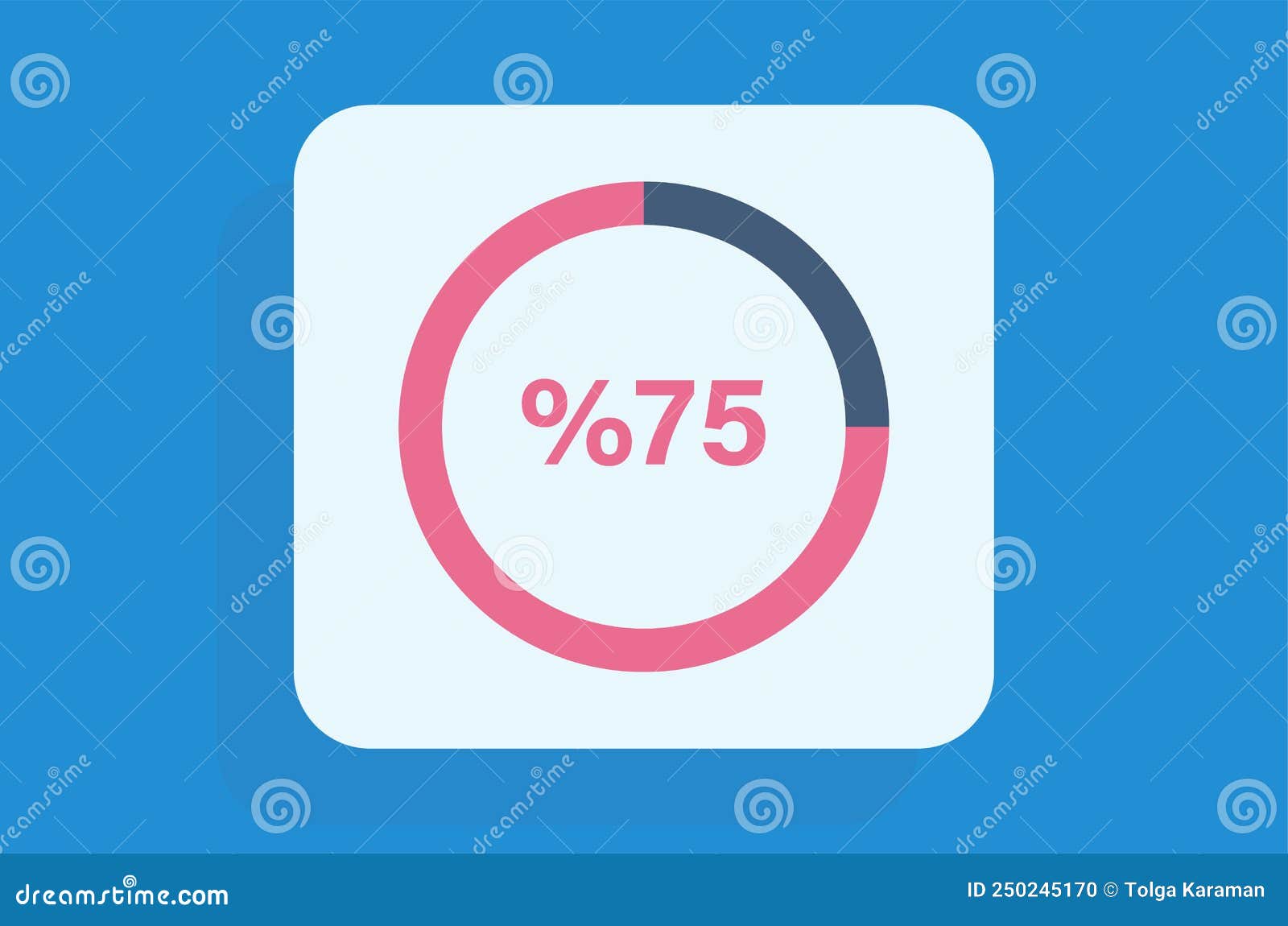 Status Bar. Circle And Line Indicators For Upload. Black Reboot And ...