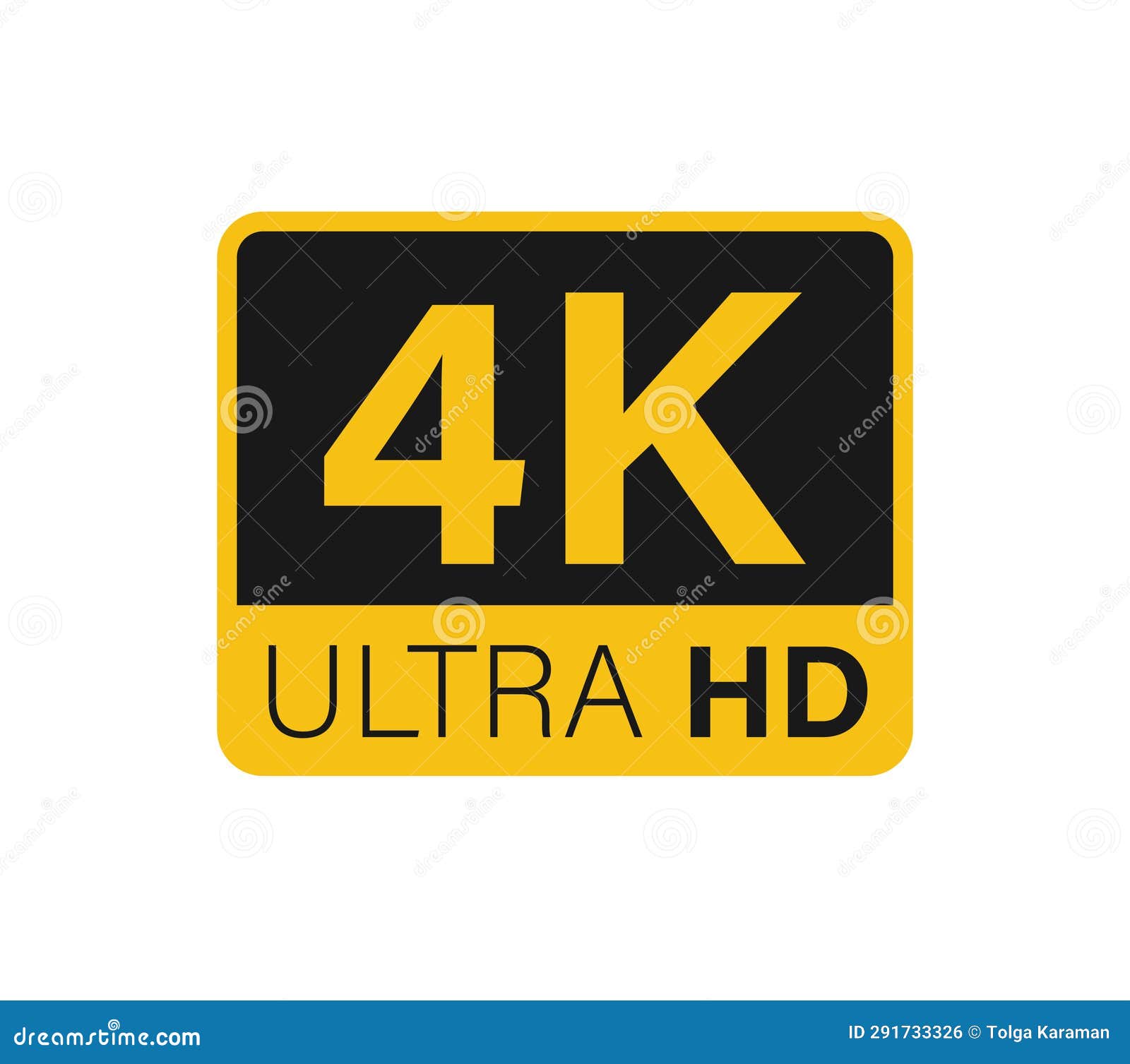 Ultra Hd And 4k Symbol, 4k Uhd Tv Sign Of High Definition Monitor ...