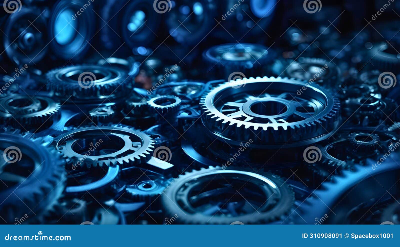 Mechanical of Metal Gear Wheels Background, Close Up and Selective ...