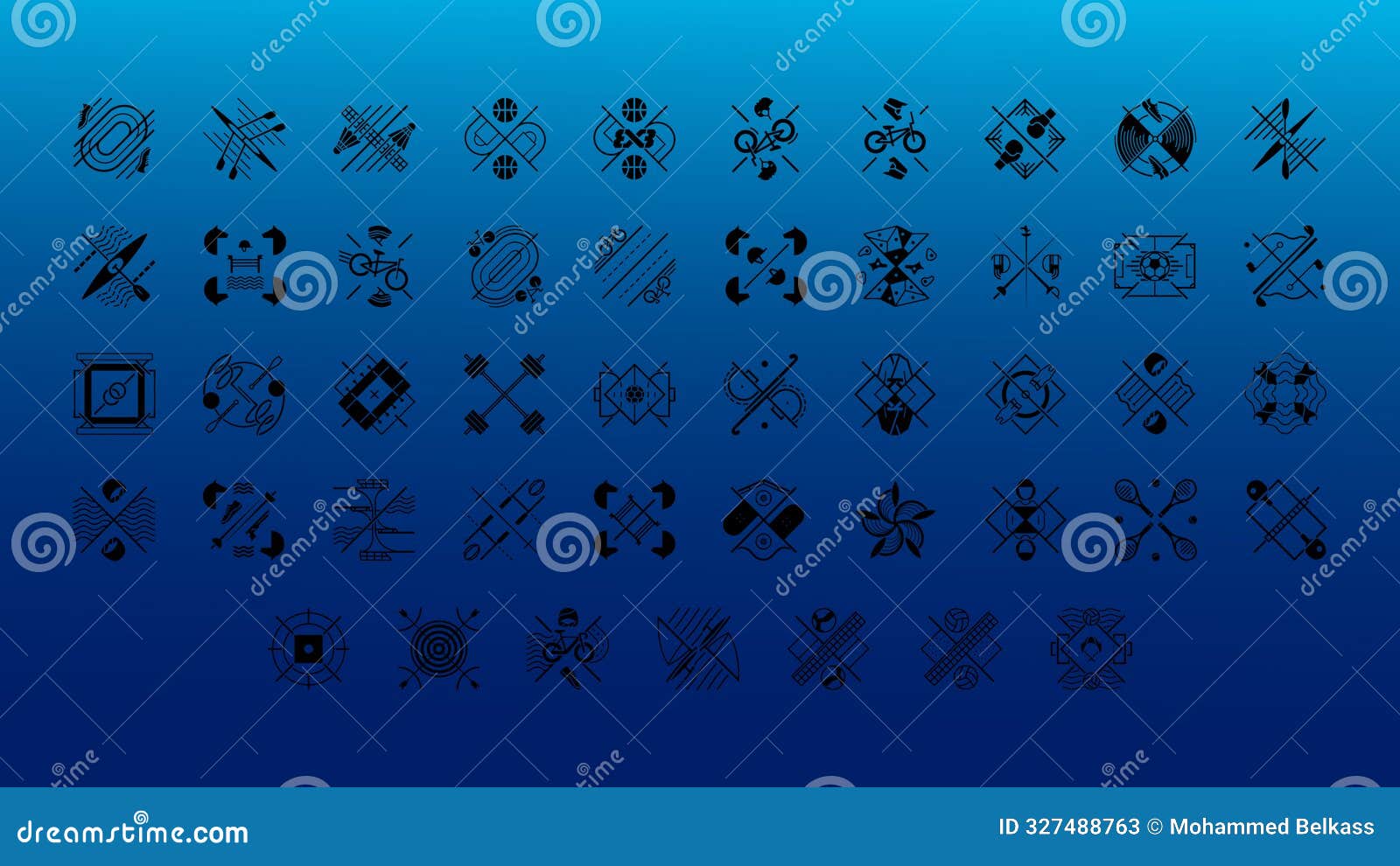 Pictogrammes Olympics Games Paris 2024 Blue And Black Symbol Logo ...