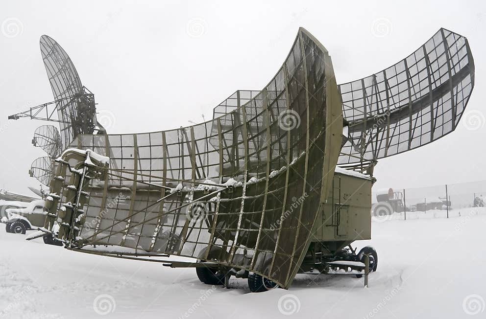 P-37 radar stock image. Image of khaki, detection, equipment - 20078841