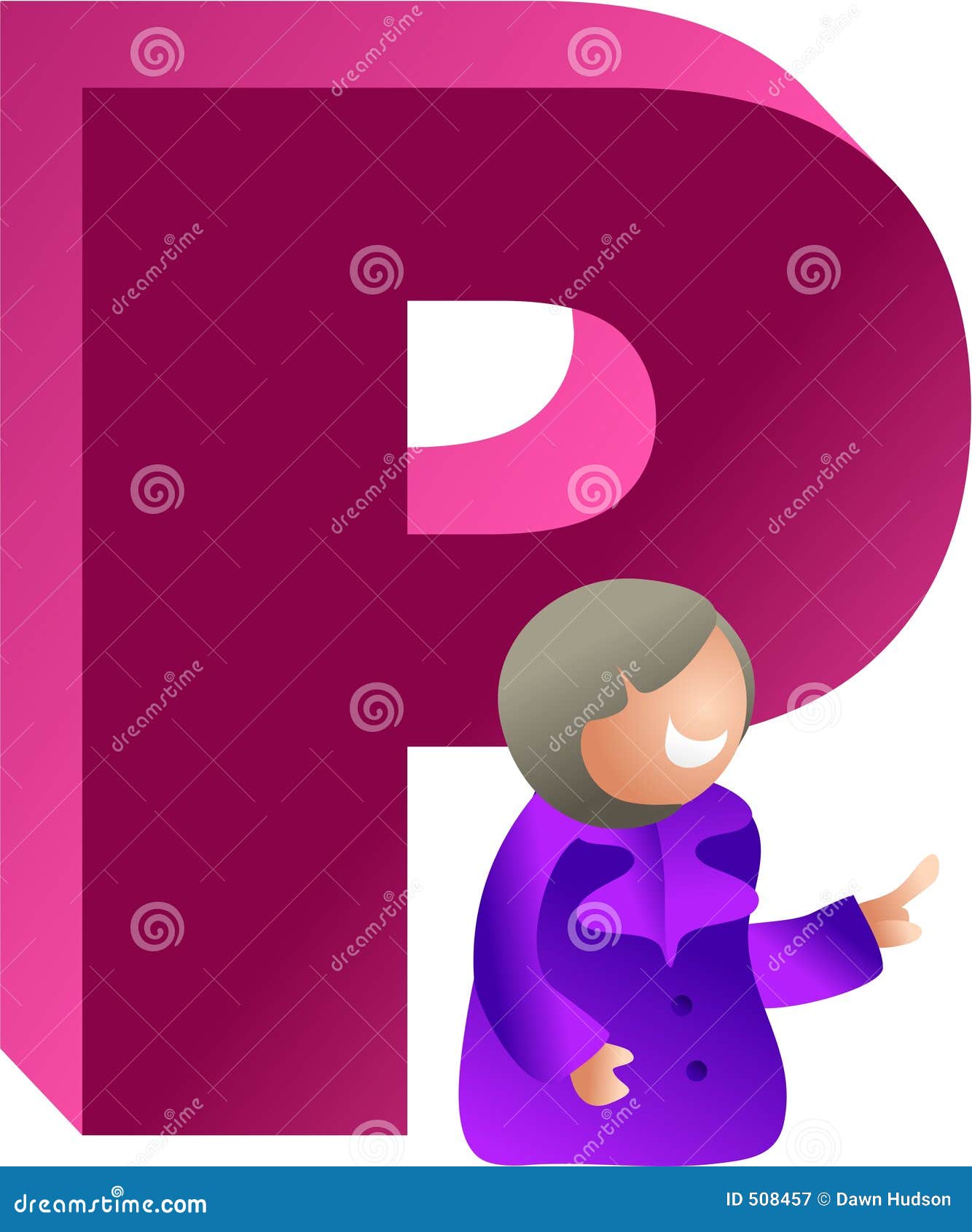 P is for stock illustration. Illustration of alphabet, teacher - 508457