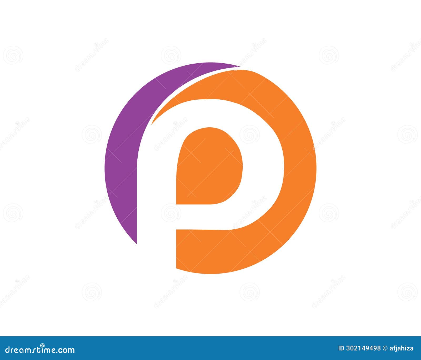 P Circle Logo Icon Template 2 Stock Vector - Illustration of round ...