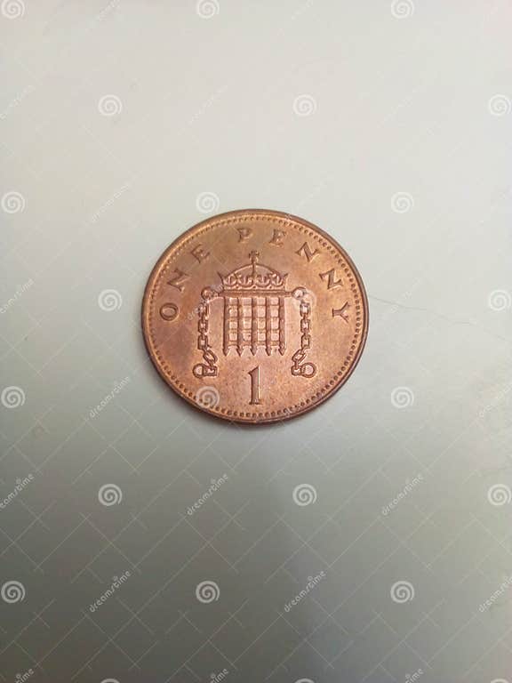 1p coin stock image. Image of coin, classy, bronze, unique - 146008249