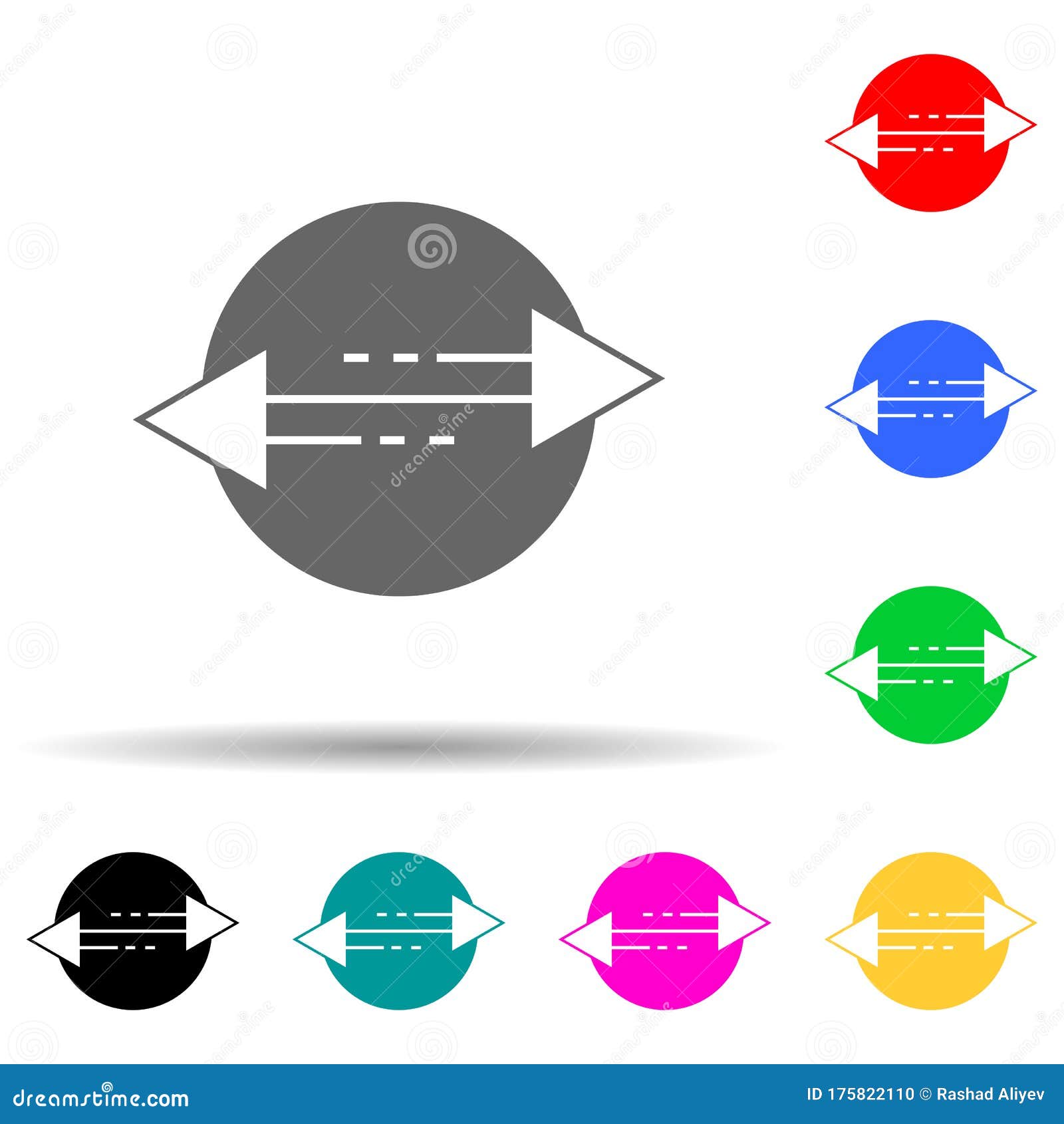 P2p Connection Multi Color Style Icon. Simple Glyph, Flat Vector of Web ...