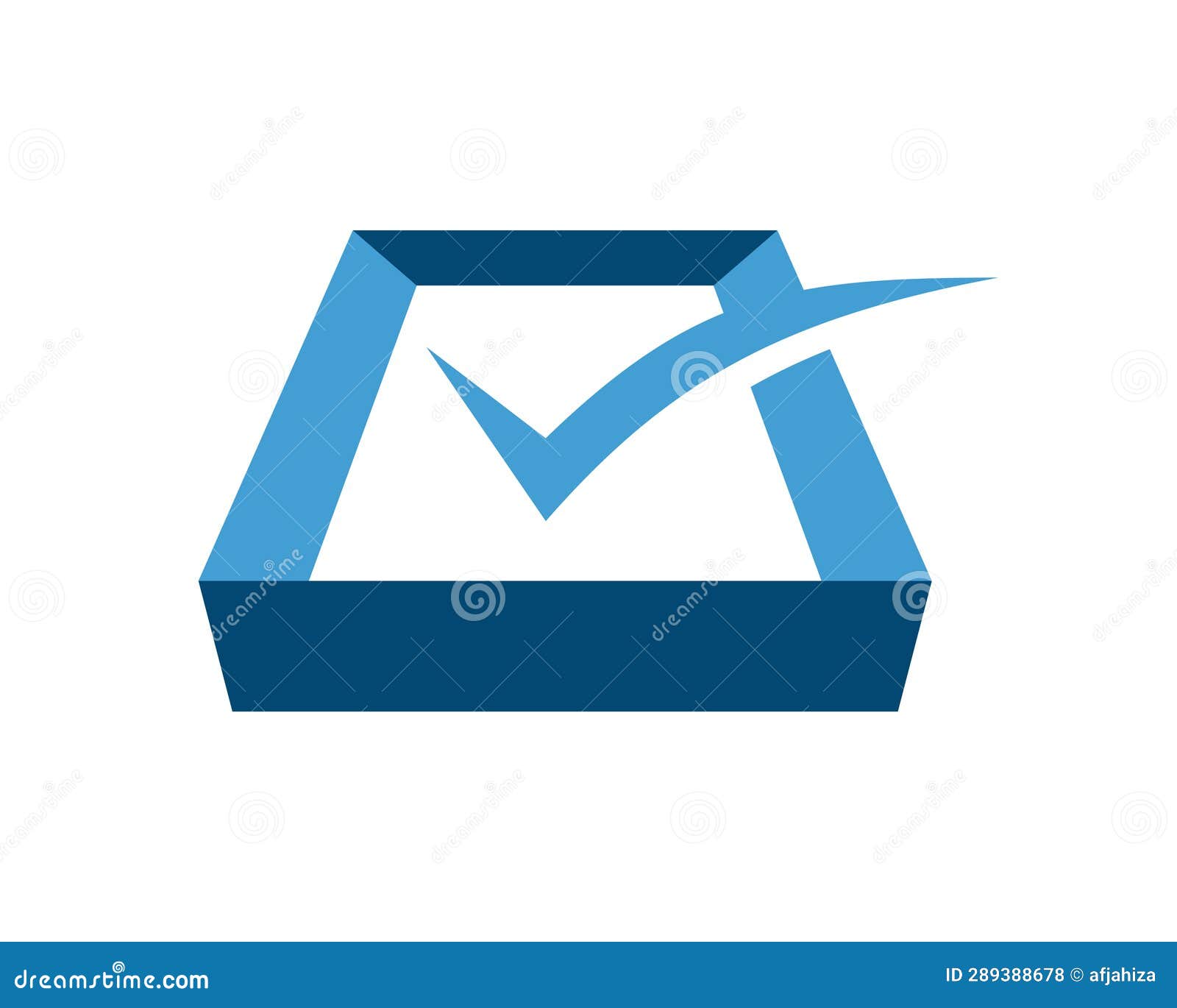 Check box 1 logo icon stock vector. Illustration of decision - 289388678