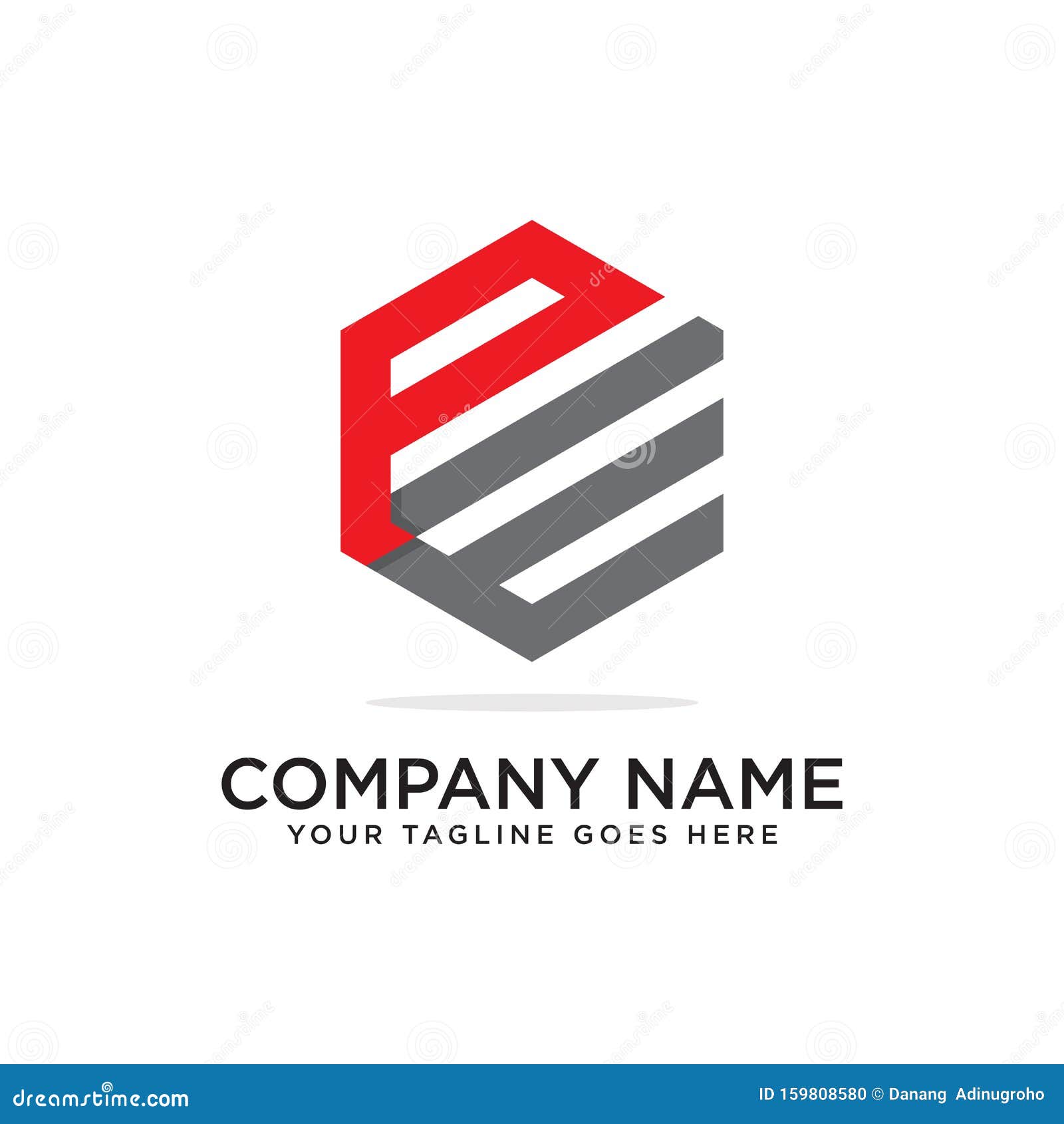 P and E Logo Design Template, Initial Logo Vector Stock Vector ...
