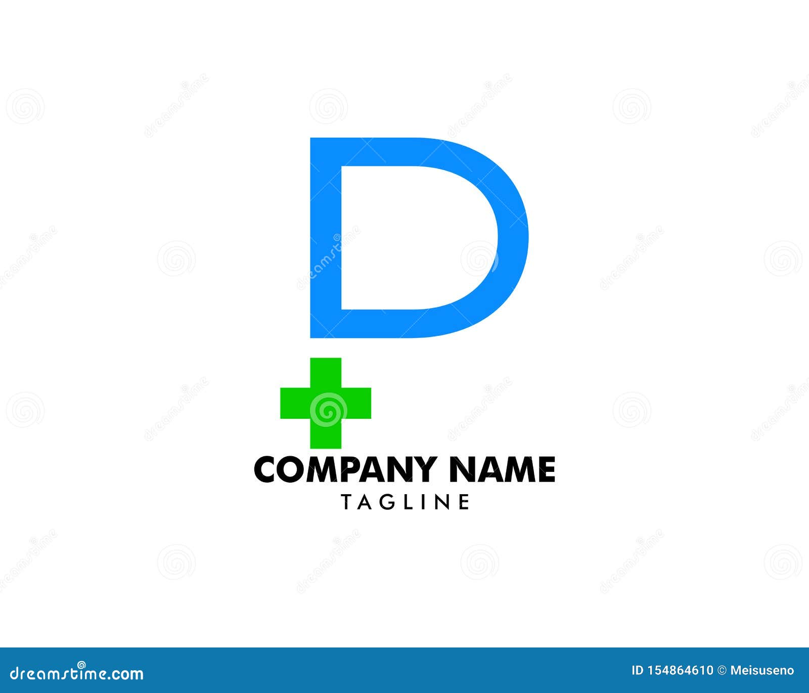 P Initial Letter Cross Medical Logo Vector Template Stock Vector ...