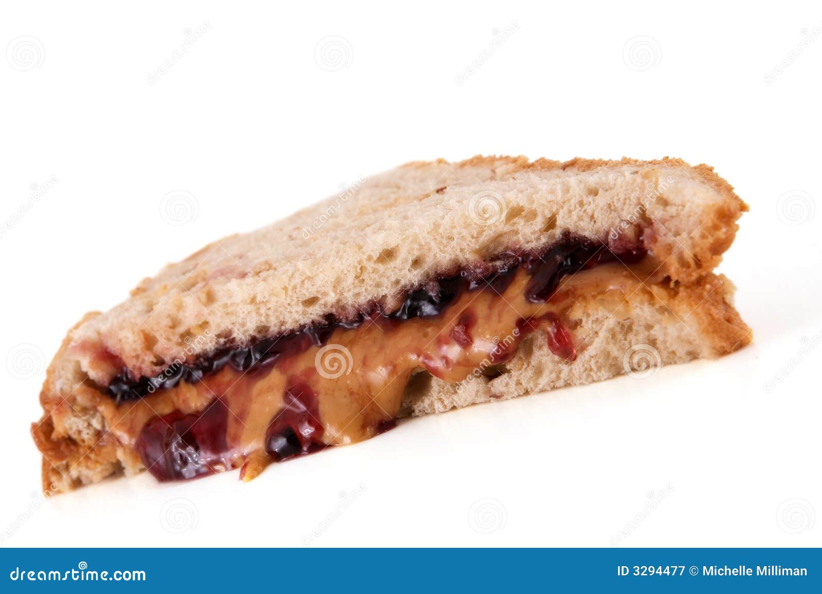 P & J Sandwich stock image. Image of butter, tasty - 3294477