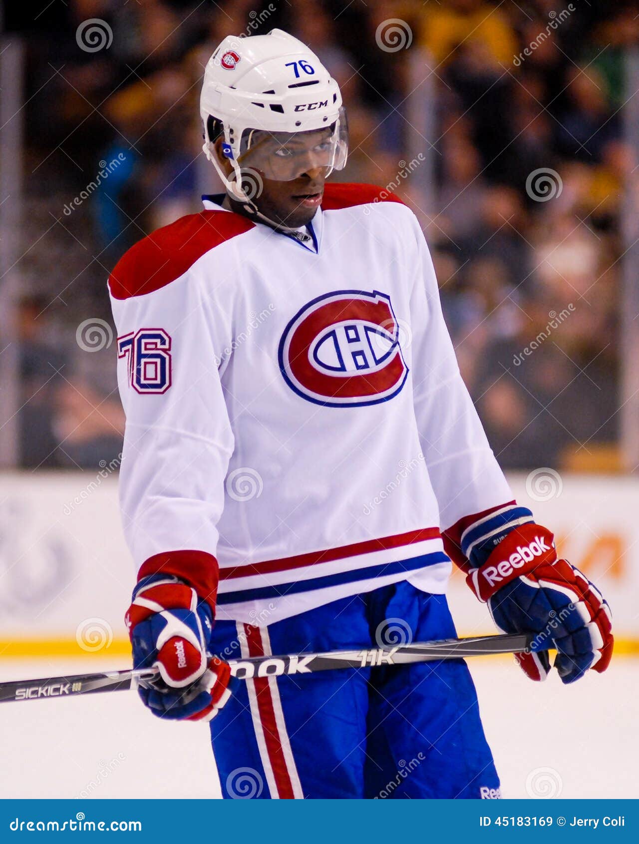 P.K. Subban Montreal Canadiens Editorial Stock Image - Image of visor ...